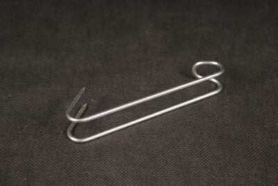 Double Stainless Steel Hooks for smoking fish and meat 5 pcs - Borniak ...